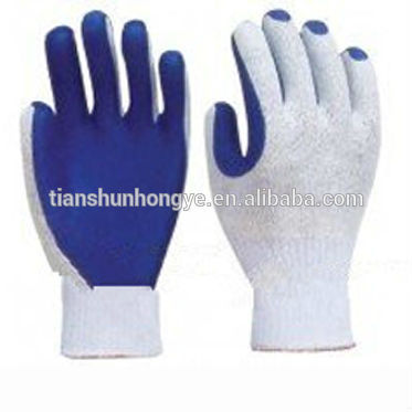 Latex Laminated Palm Coated 10g Cotton Working Gloves, High Quality ...