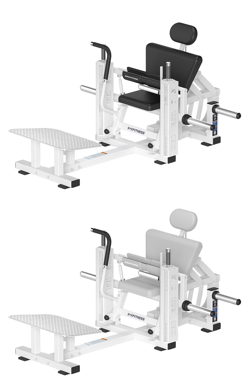 Plate Loaded Glute Hip Thrust Bridge Machine For Commercial Gym ...