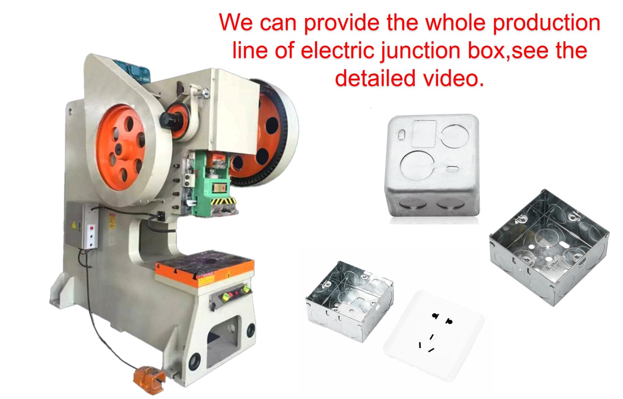 Galvanized Electrical Box Junction Box Manufacturing Machine And ...