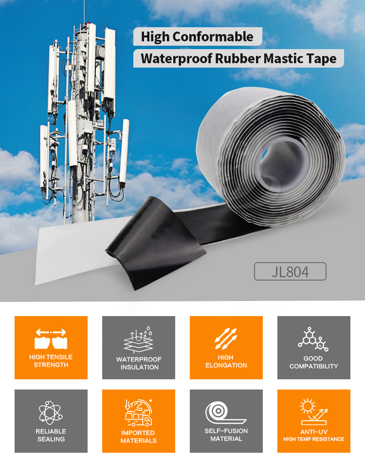 Juli Self-amalgamating Waterproof Insulation Butyl Rubber Mastic Tape ...