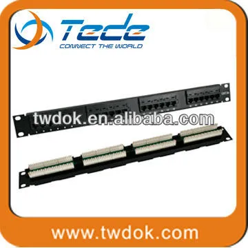 Cat6 Patch Panel, Stp Shielded, 1u, 19 Inches, 250mhz, High Quality ...