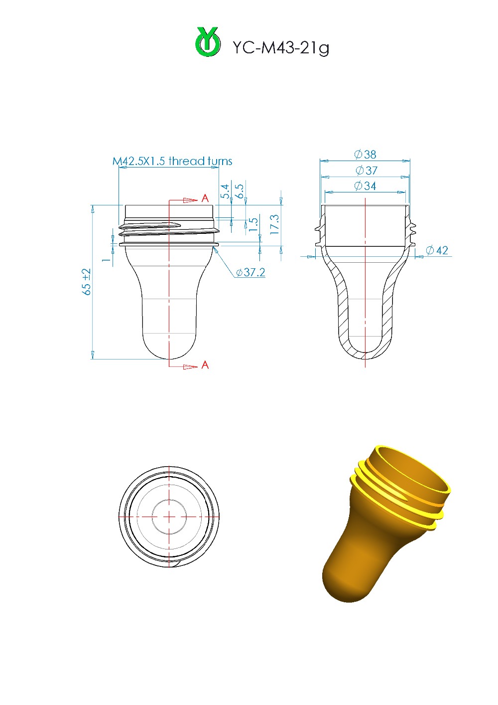 손 세척을위한 43mm Neck 21g Pet 사전, Bossgoo.com의 고품질 손 세척을위한 43mm Neck 21g Pet 사전