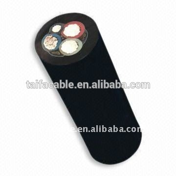 H07rn-f, Cooper Conductor / Flexible Cable, Rubber Cable 2 Cores 3 Coes ...