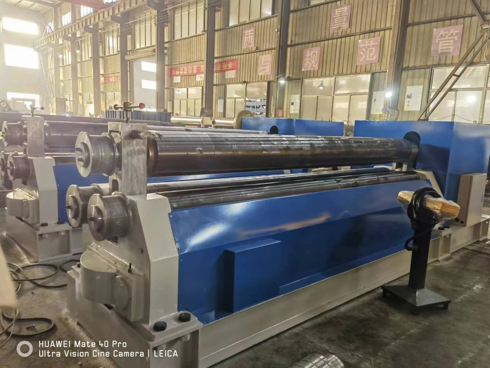 3 Roller Plate Rolling Machine W11-8x2500 With Section Steel Bending ...