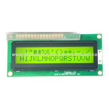 Dot-matrix Lcd Module With 16-character X 2 Lines And Cob Stn/fstn ...