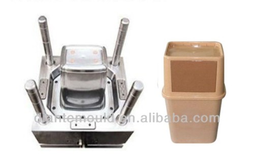 Plastic Garbage Bin Injection Molding, High Quality Plastic Garbage Bin ...