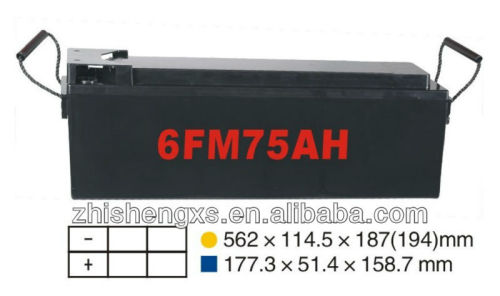 12v 75ah Sealed Rechargeable Battery Container, High Quality 12v 75ah ...