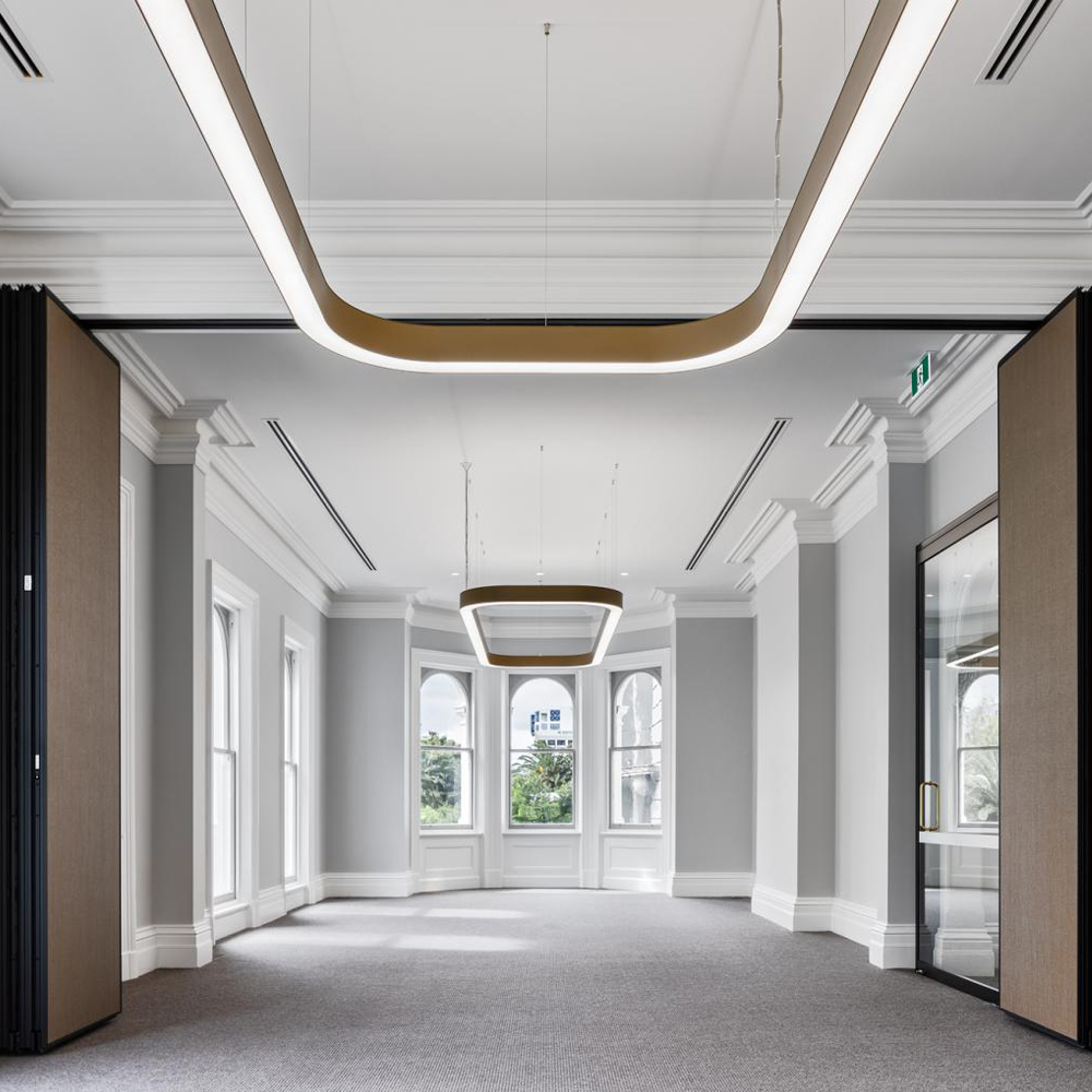 50mm Wide Curve Aluminum Led Profile With Pmma Diffuser Channel ...