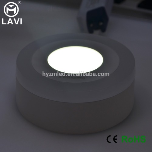 Bright Segmented Double Color Surface Mounted Celing Led Panel Light ...