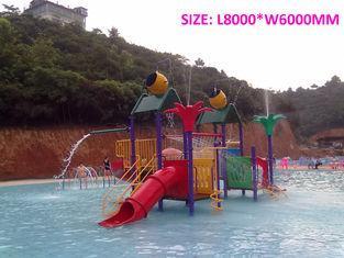 Kids Aqua Splash Water Park 5 Ramp Fiberglass Water Slide F, High ...