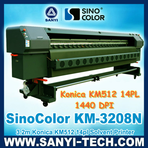 Konica 512 Head Series Solvent Plotter Sinocolor, (3.2 M, With Konica ...