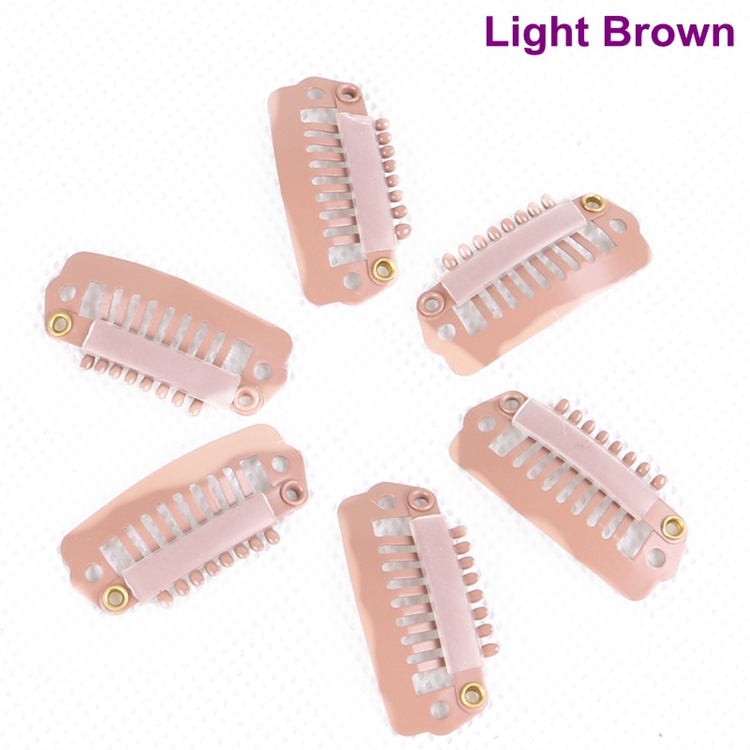 2.8cm 6 Teeth & 8 Teeth Stainless Steel Hair Clips For Clip-in Hair ...