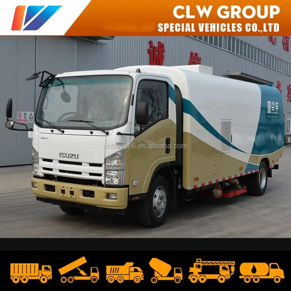 Japan I-suzu 8tons Hydraulic Road Sweeper 9-10cbm Water Spraying ...
