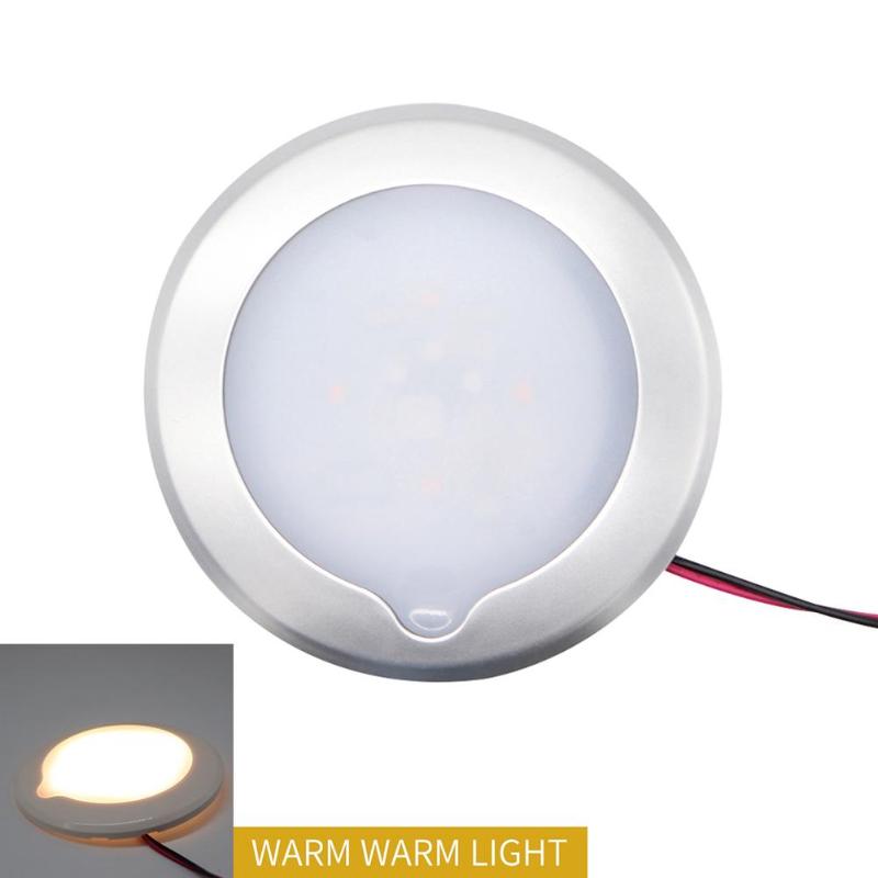Car Camping Rv Roof Ceiling Cabin Light Ip67 Touch Dimming Boat Caravan ...