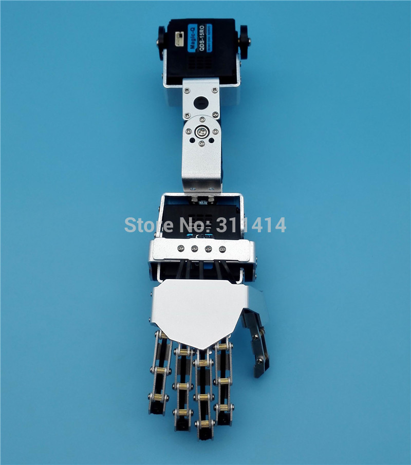 Humanoid 3dof Robot Left Hand Right Hand Arm With Five Fingers Manipulator And Servo For Diy