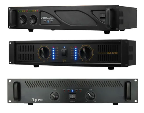 2u Aluminum Panel Audio Power Amplifiers 2x35w Pro 8 Ohms, High Quality ...