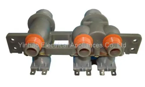 Dual Inlet Valve With 3 Solenoids For Washing Machines, High Quality ...