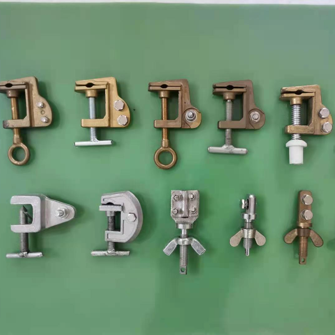 Aluminium And Copper Security Earthing Clamps For Temporary Grounding ...