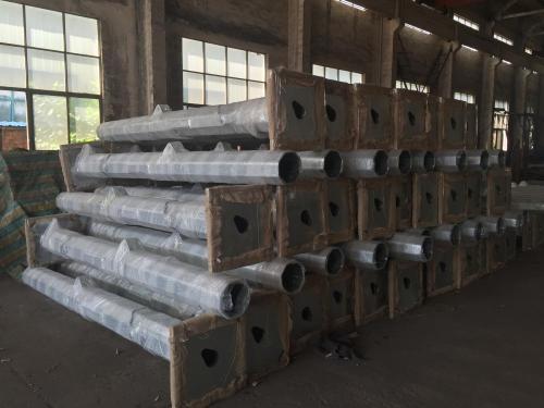 Steel High Mast Lighting Pole Hdg Steel Pole, High Quality Steel High ...