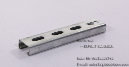 Double Galvanized Steel C Unistrut Strut Channel, High Quality Double ...