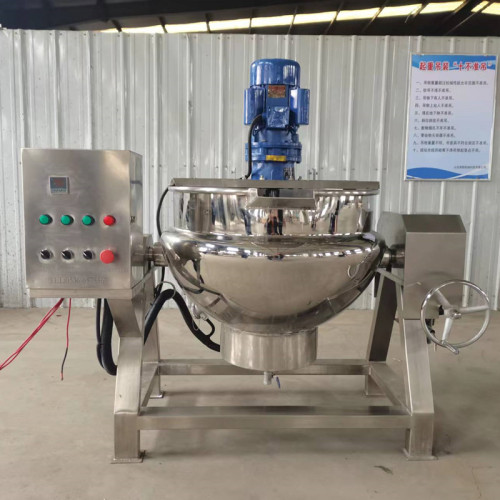 200 Liter Tilting Cooking Mixer Double Steam Jacketed Cooking Kettle ...