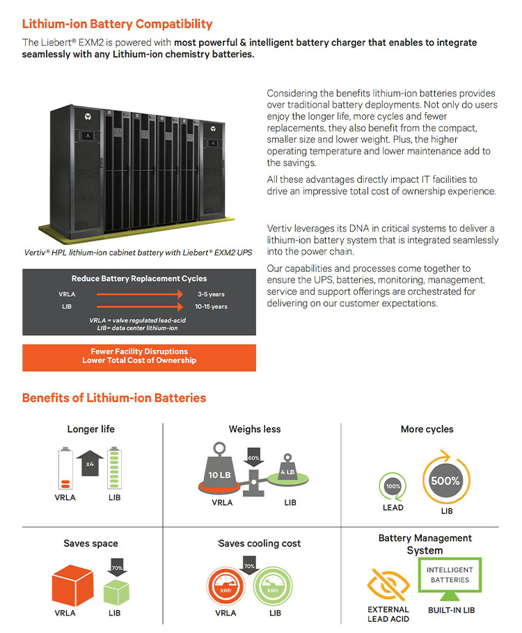 Vertiv Liebert Exm2 Three Phase 120kva Ups For Idc Online, High Quality ...