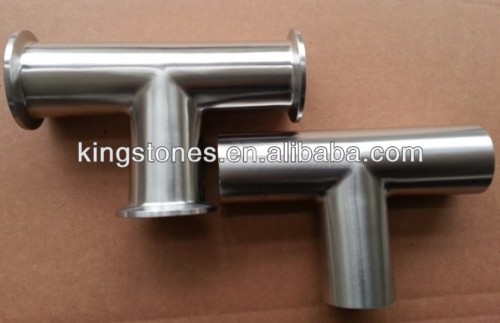 3a Approved Sanitary Stainless Steel Pipe Fittings Welded Tee, High ...