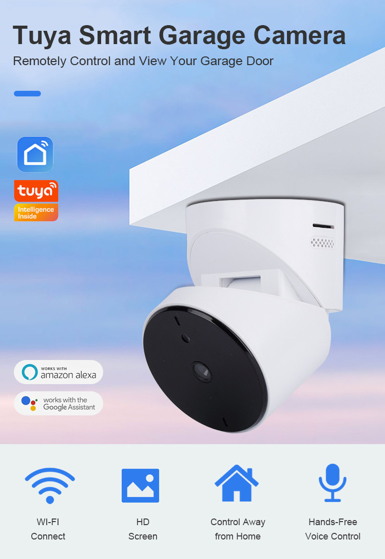 Tuya Smart Indoor Night Vision Wireless Garage Camera, High Quality ...