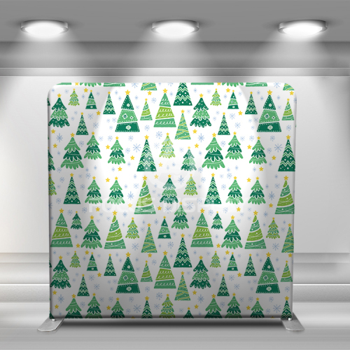Green Tree Tension Backgrounds Photo Booth, High Quality Green Tree ...