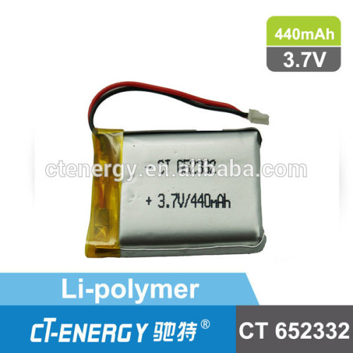 Super Thin Li Ion Battery 3.7v 440mah Li-polymer Rechargeable Battery ...