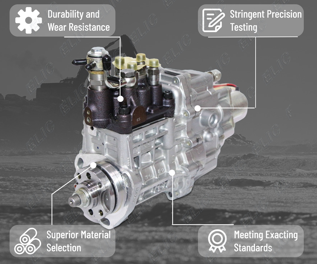 104-4409 Fuel Pump For Caterpillar 3406/3406c Diesel Engines, High ...
