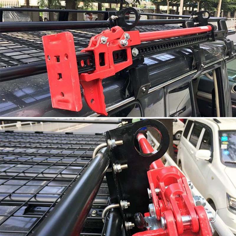 Universal Heavy Duty Steel Hi Lift Jack Bracket For Vehicle Roof Rack ...