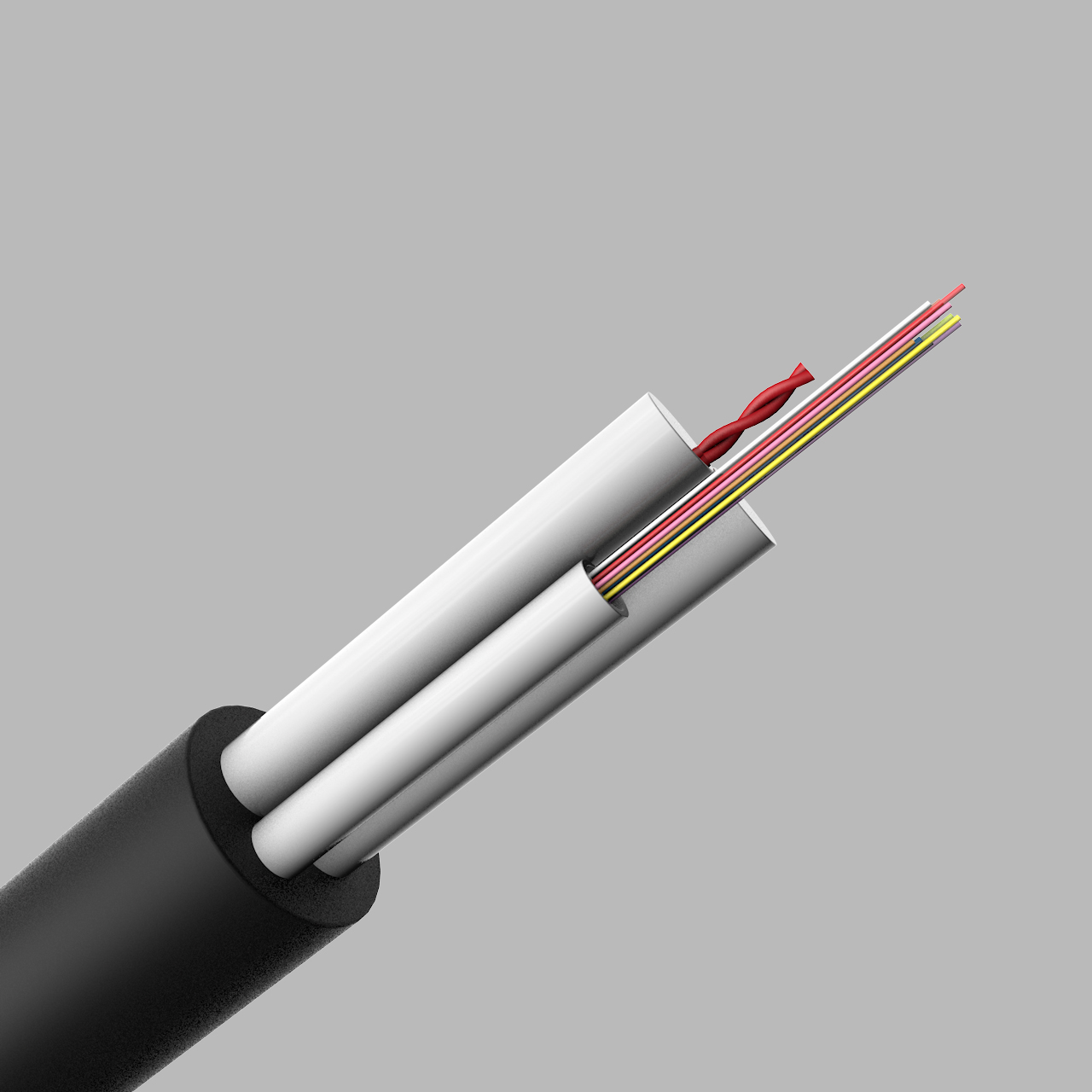 Mini Ra Adss Asu Optical Fiber Cable For G652d Mono Mode (100m, 6h, 12h ...