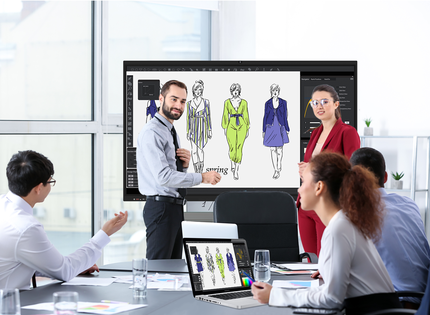 65-inch Interactive Whiteboard Interactive Multimedia Board, High ...