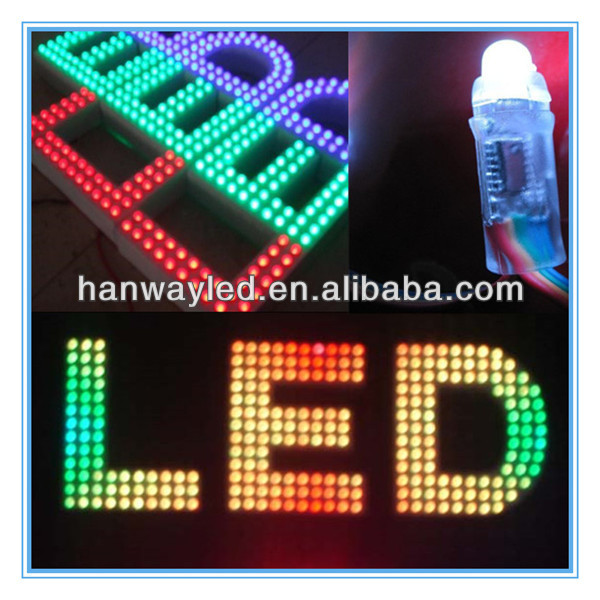 9mm Led Pixel Light String - Full Color, Long Lifespan, Waterproof ...