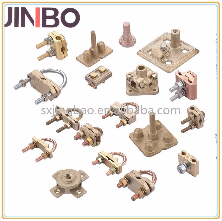 Earthing System: C-type Copper Grounding C Clamp Connection, High ...