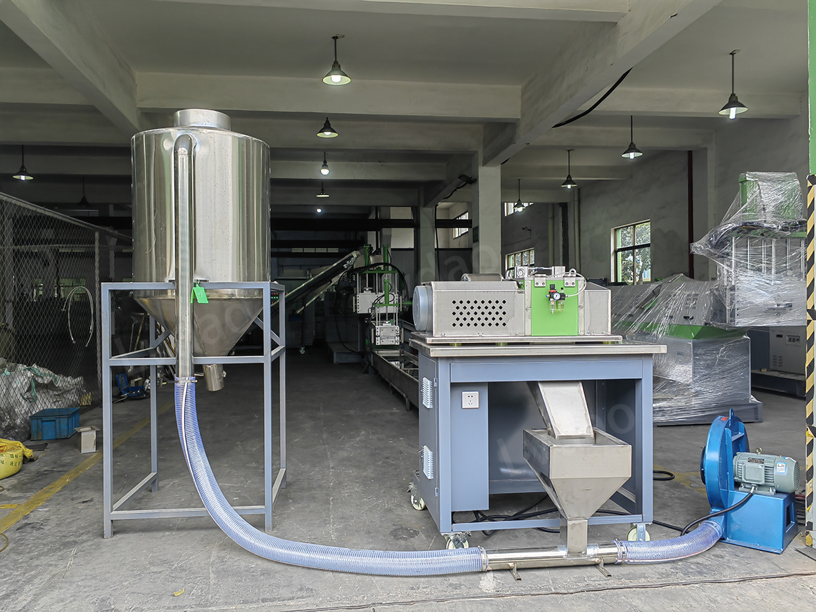 Double Stage Plastic Recycling Pelletizing Machine For Pp, Pe, Hdpe ...