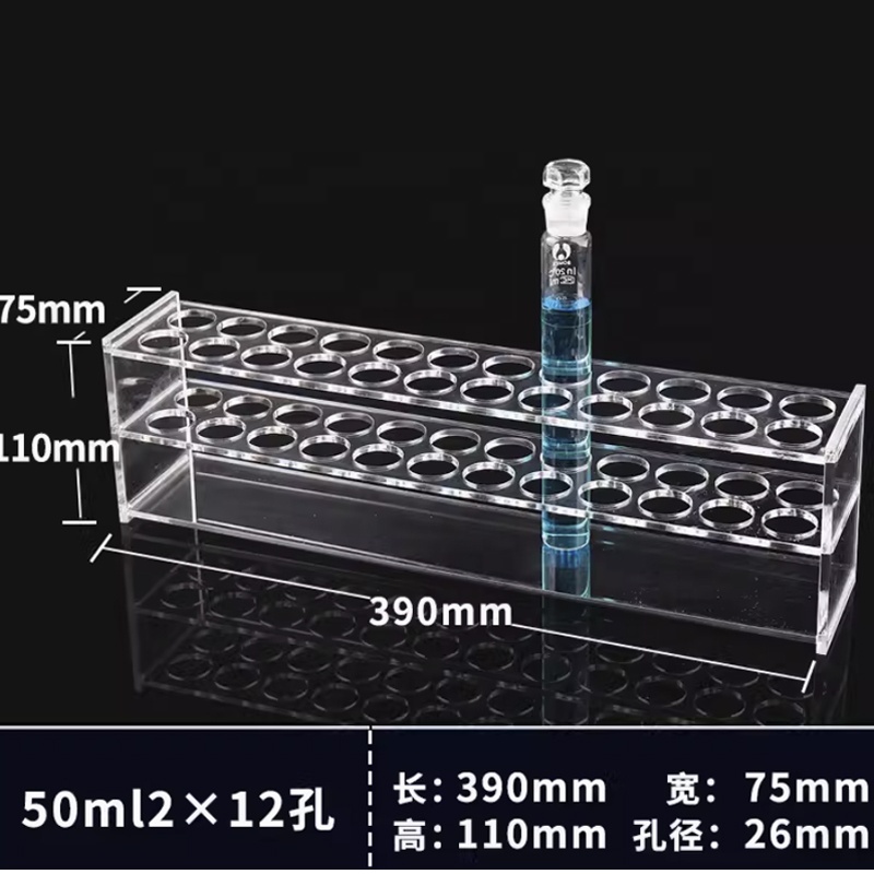 Rak Tabung Tese Plexiglass Multi-ukuran & Stand Tabung Sentrifugal ...