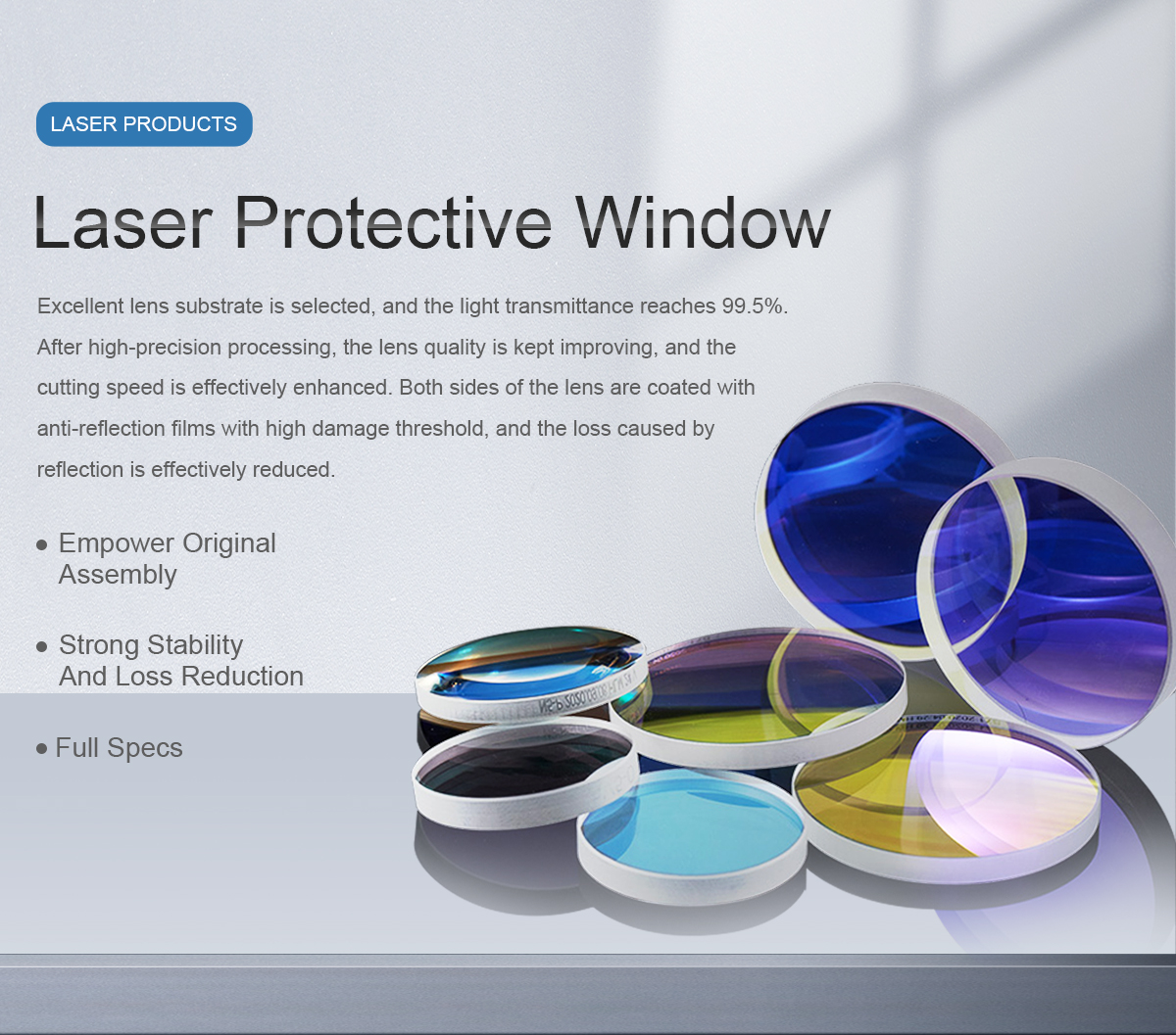 Laser Cutting Machine Protective Window - 27.9x4.1mm, High Quality ...