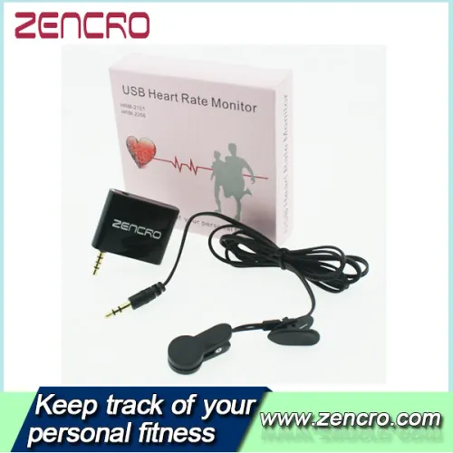 Ear/finger Clip Sensor Heart Rate Monitor For Android /iphone, High ...