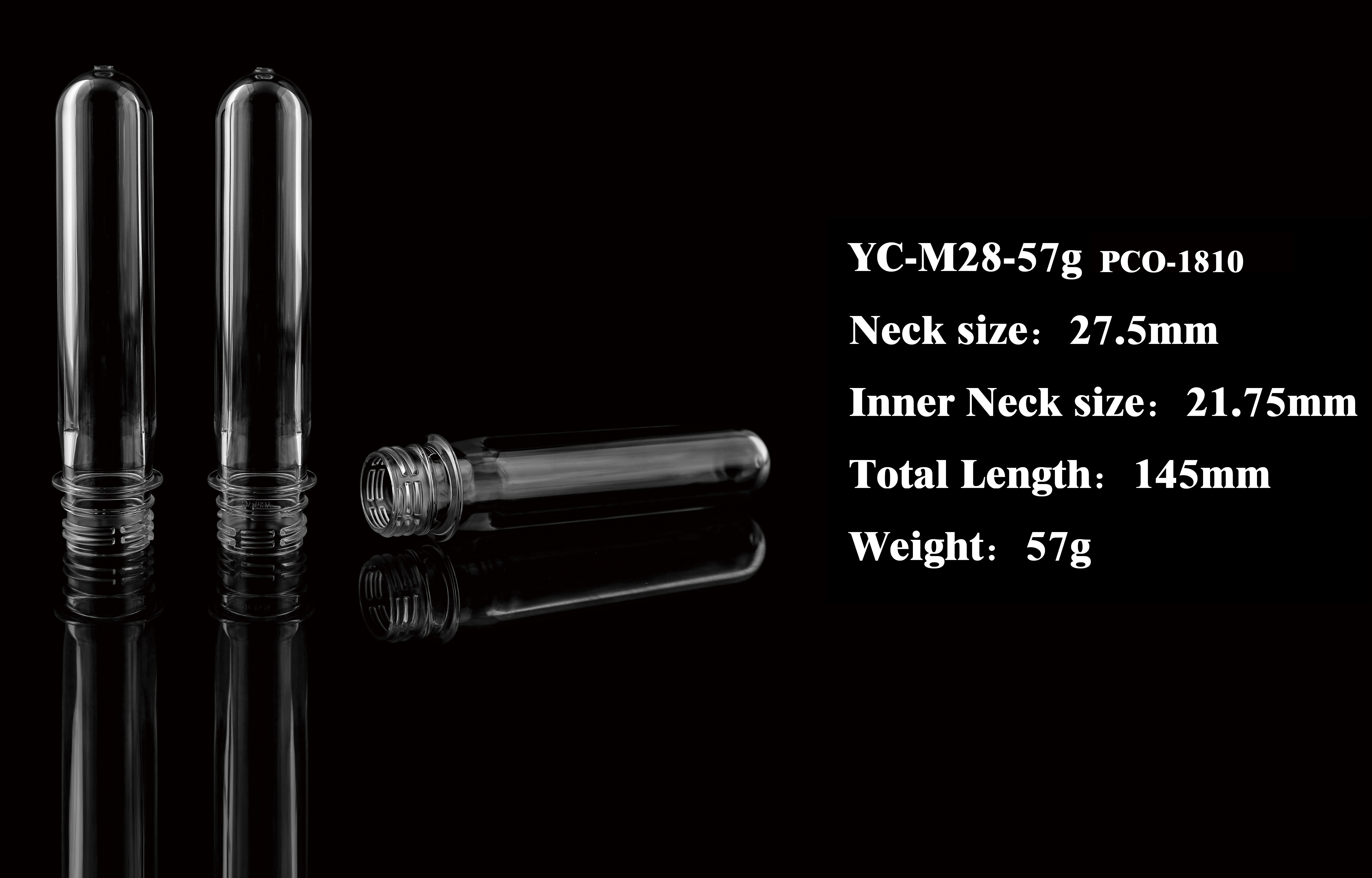 28mm 57g Pco 1810 Neck Pet Preform, Bossgoo.com의 고품질 28mm 57g Pco 1810 ...