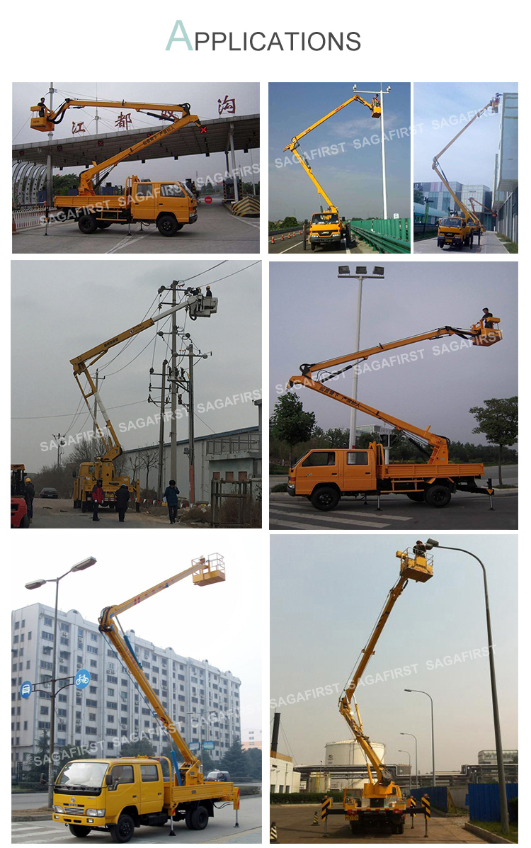 Diesel Power 20m Construction Articulated Pickup Truck Boom Lift" Could ...