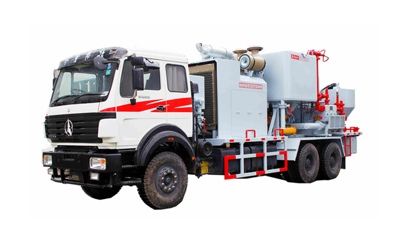 Supply Truck-Mounted Cementing Unit Twin-Pump with High Quality