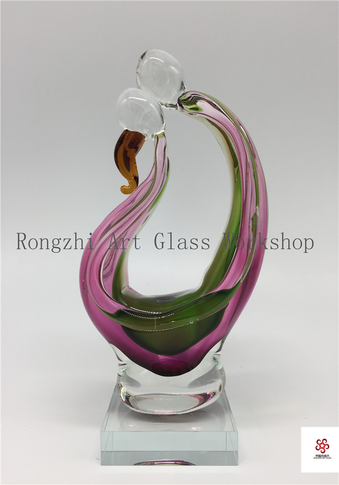 Romantic Kiss Glass Sculpture, kualitas tinggi Romantic Kiss Glass ...