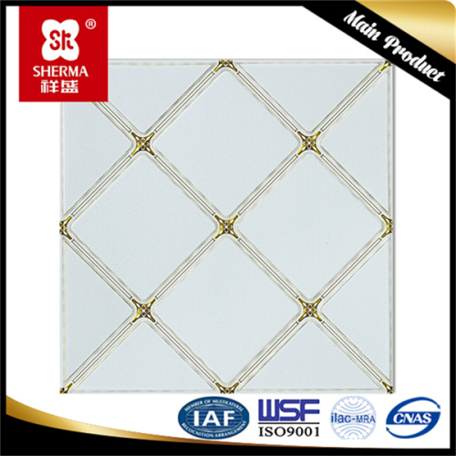Fire Resistance Aluminum Ceiling Tiles 60x60 With Powder Coating, High ...