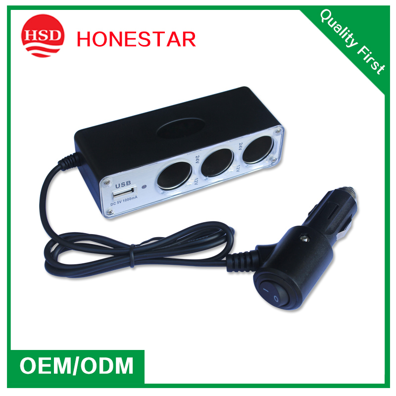 12v/24v 10a Car Power Socket With On/off Switch, High Quality 12v/24v ...