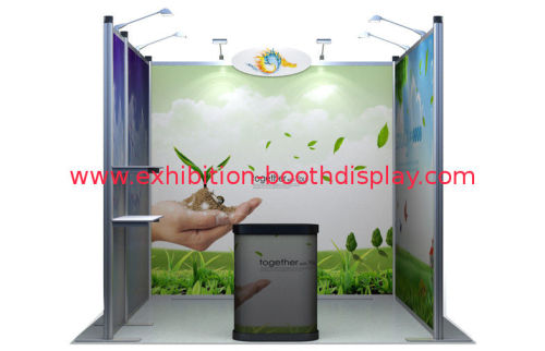 Custom Modular Portable Trade Show Booth , Exhibitor Booth Displays ...