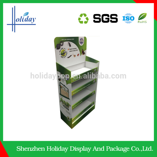 Recycled Point Of Purchase Floor Cardboard Display Stand, High Quality ...