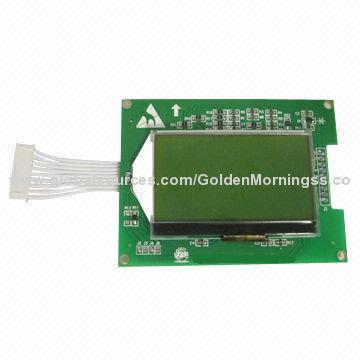 128x64 Dot Matrix Lcd Display Module, Stn Positive, Green Sidelight ...