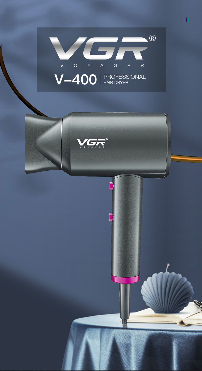 Vgr V-400 แฟชั่นเครื่องเป่าผมไฟฟ้ามืออาชีพทรงพลัง คุณภาพสูง Vgr V-400 ...
